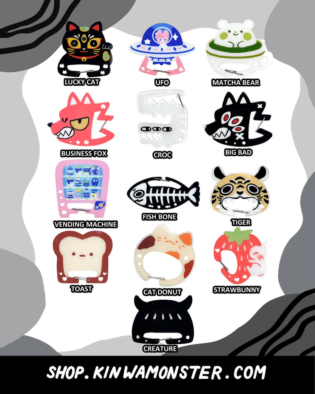 Carabiners and Keychains – KINWAMONSTER