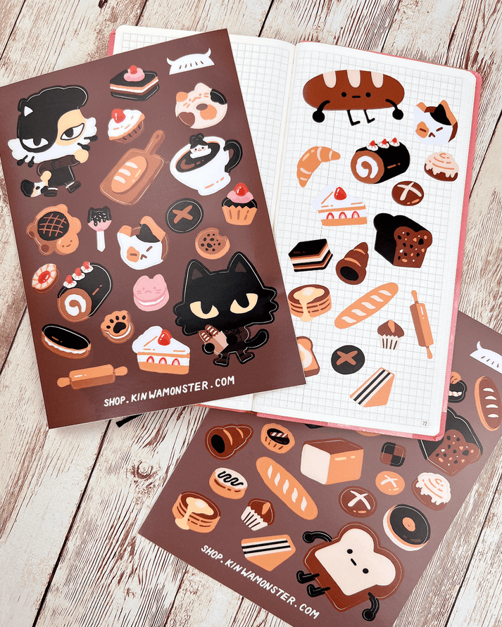 Sticker Sheet: Bakery – KINWAMONSTER