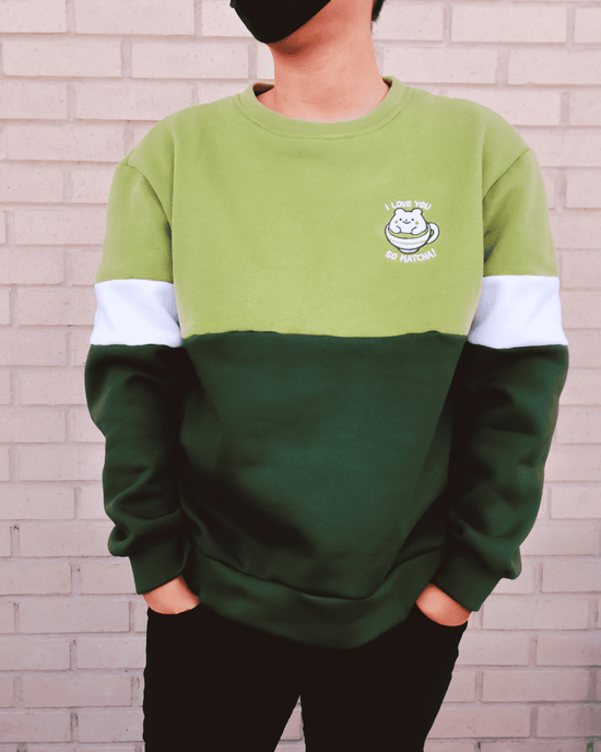 Sweatshirt: I LOVE YOU SO MATCHA – KINWAMONSTER