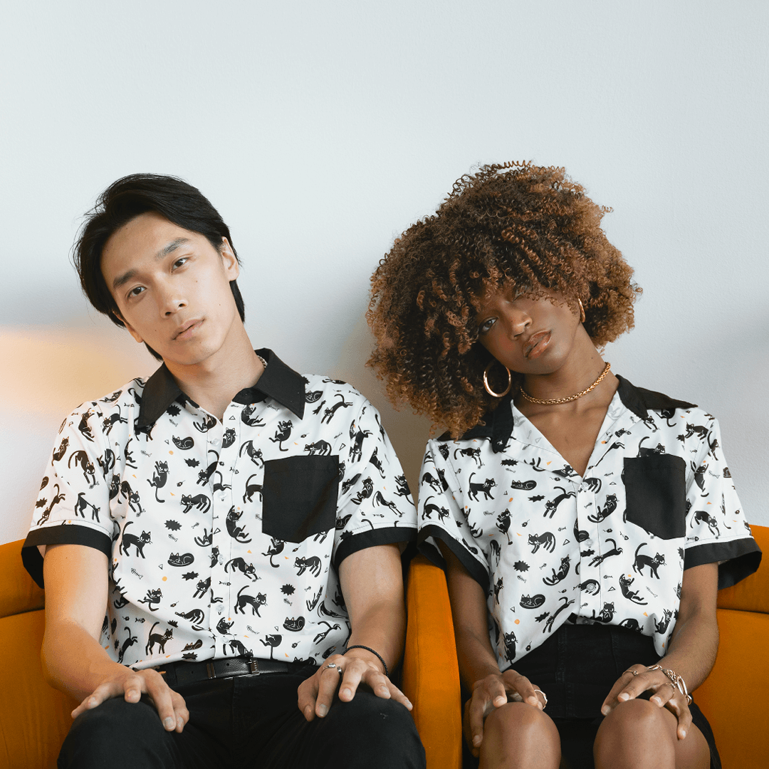 Button-Up: BLACK CAT – KINWAMONSTER