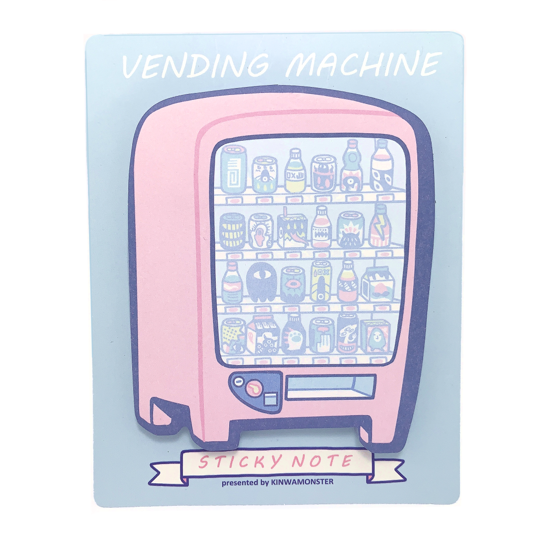 Sticky Note: Vending Machine (LAST CHANCE!) – KINWAMONSTER